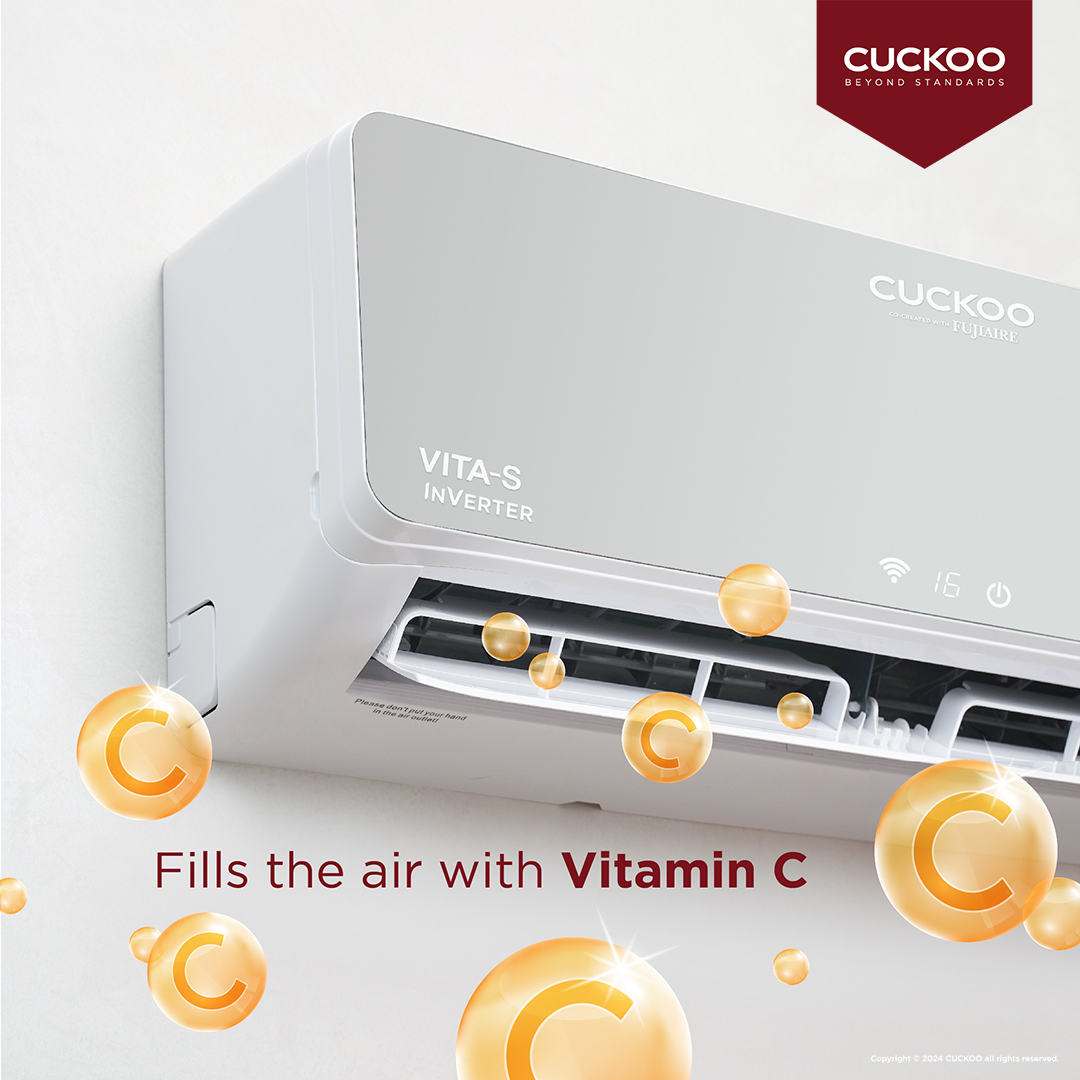 AIRCOND CUCKOO VITA S INVERTER | FREE SERVICES &GAS